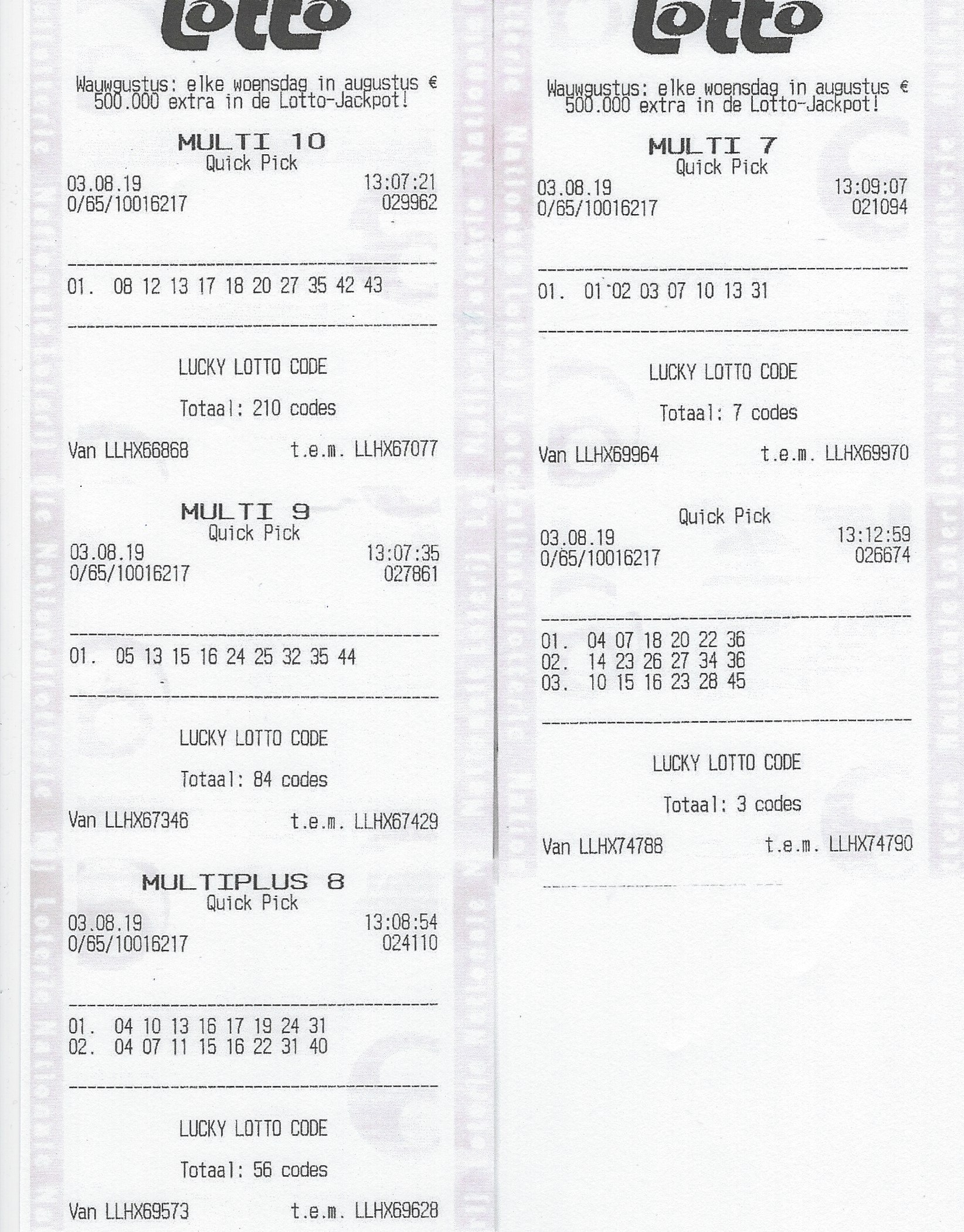 Paper-Shop - Lotto 10 euro